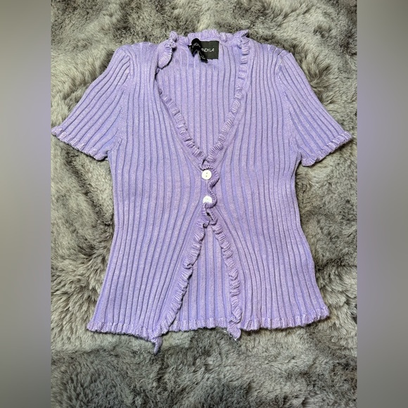 Dolls Kill | Tops | Dollskill Purple Crop Top Size S | Poshmark